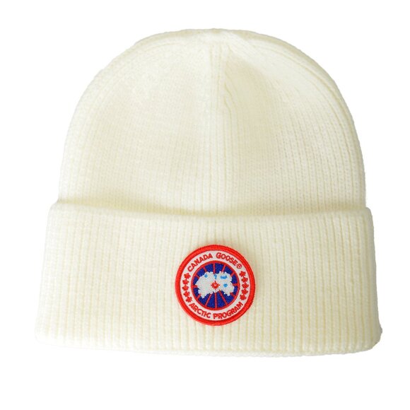 Canada Goose | Accessories | Canada Goose Ivory Wool Rabbit Hair Beanie ...
